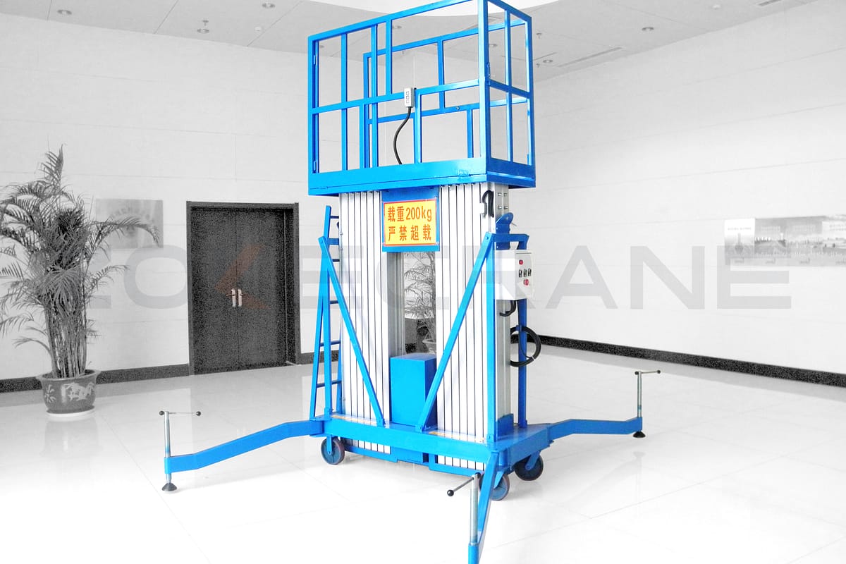 15 Years Aluminium Aerial Lift Platform Manufactruer | ZOKE CRANE