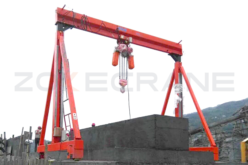 15 Years Portable Gantry Cranes Manufactruer | ZOKE CRANE