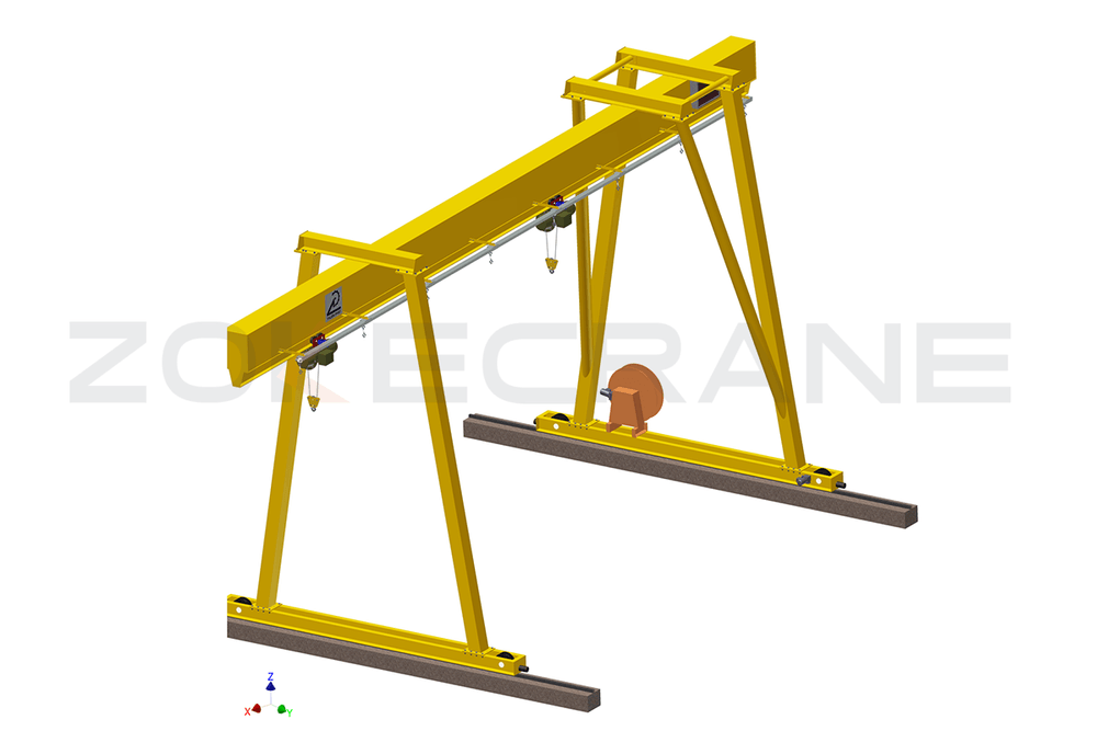 15 Years Single Girder Gantry Cranes Manufactruer | ZOKE CRANE