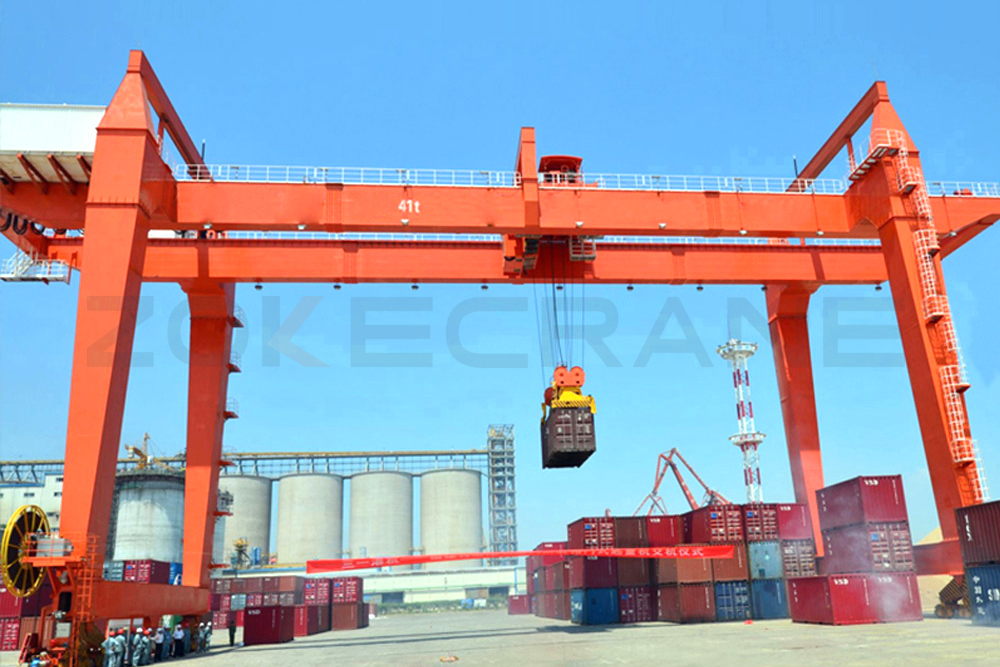 15 Years Rail Mounted Container Gantry Crane Manufactruer | ZOKE CRANE