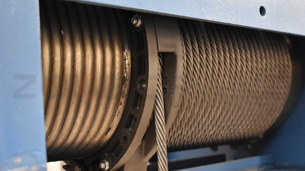 오버 헤드 크레인 로프 가이드 교체 | 조크 크레인