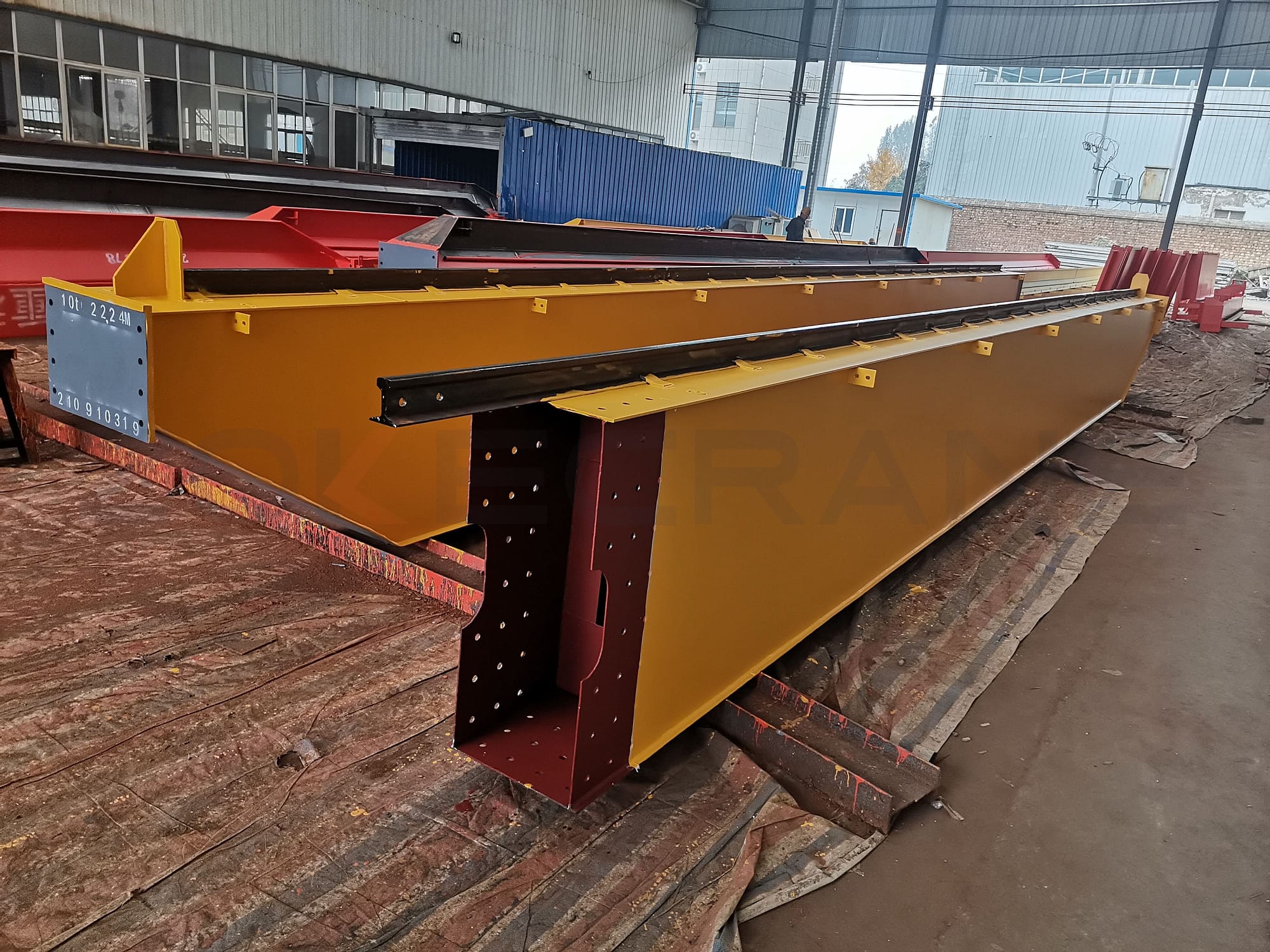 1 Set of 10 Ton Double Girder Overhead Crane Exported to Pakistan ...