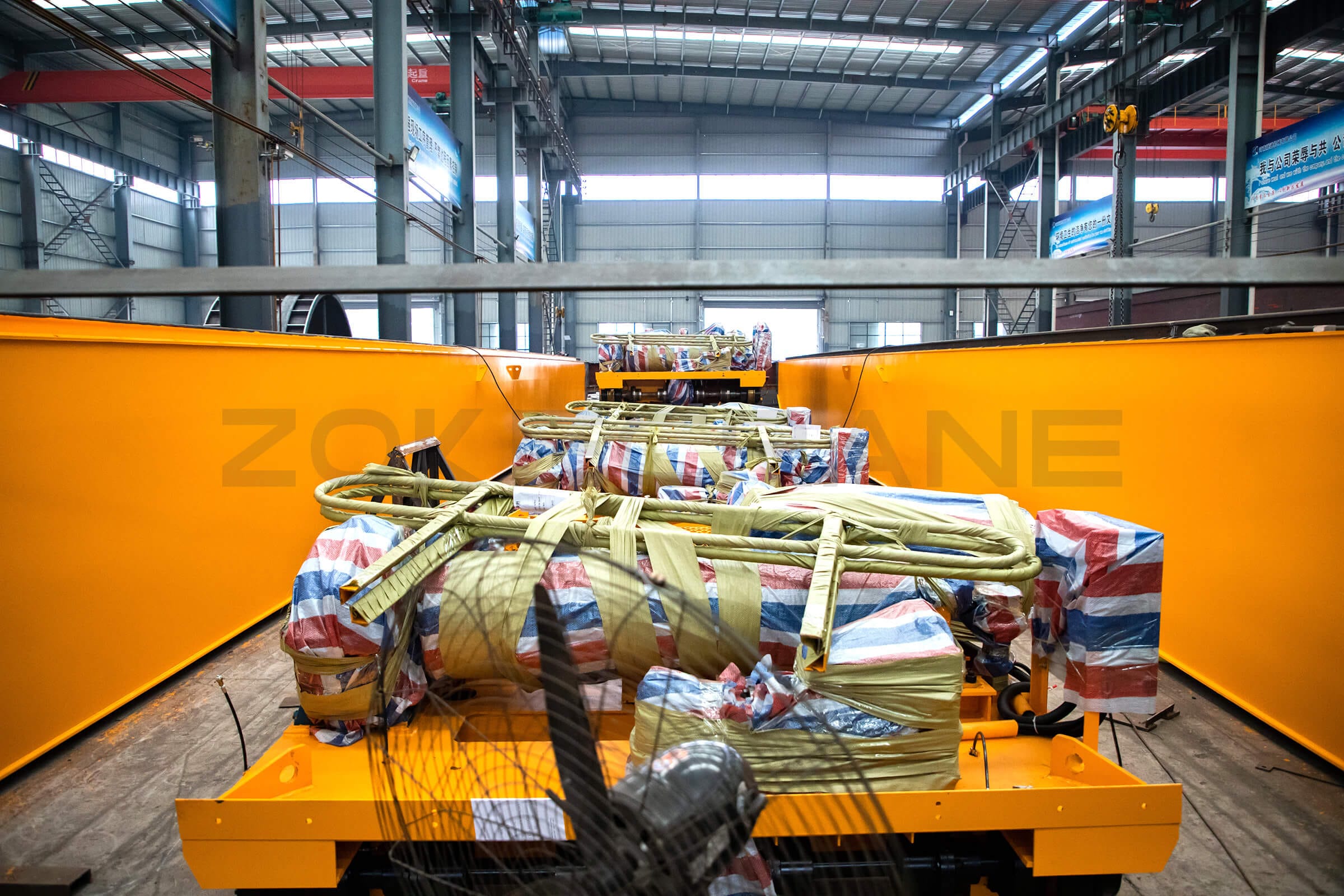 Algeria project: 14sets overhead crane used for steel industry | ZOKE CRANE