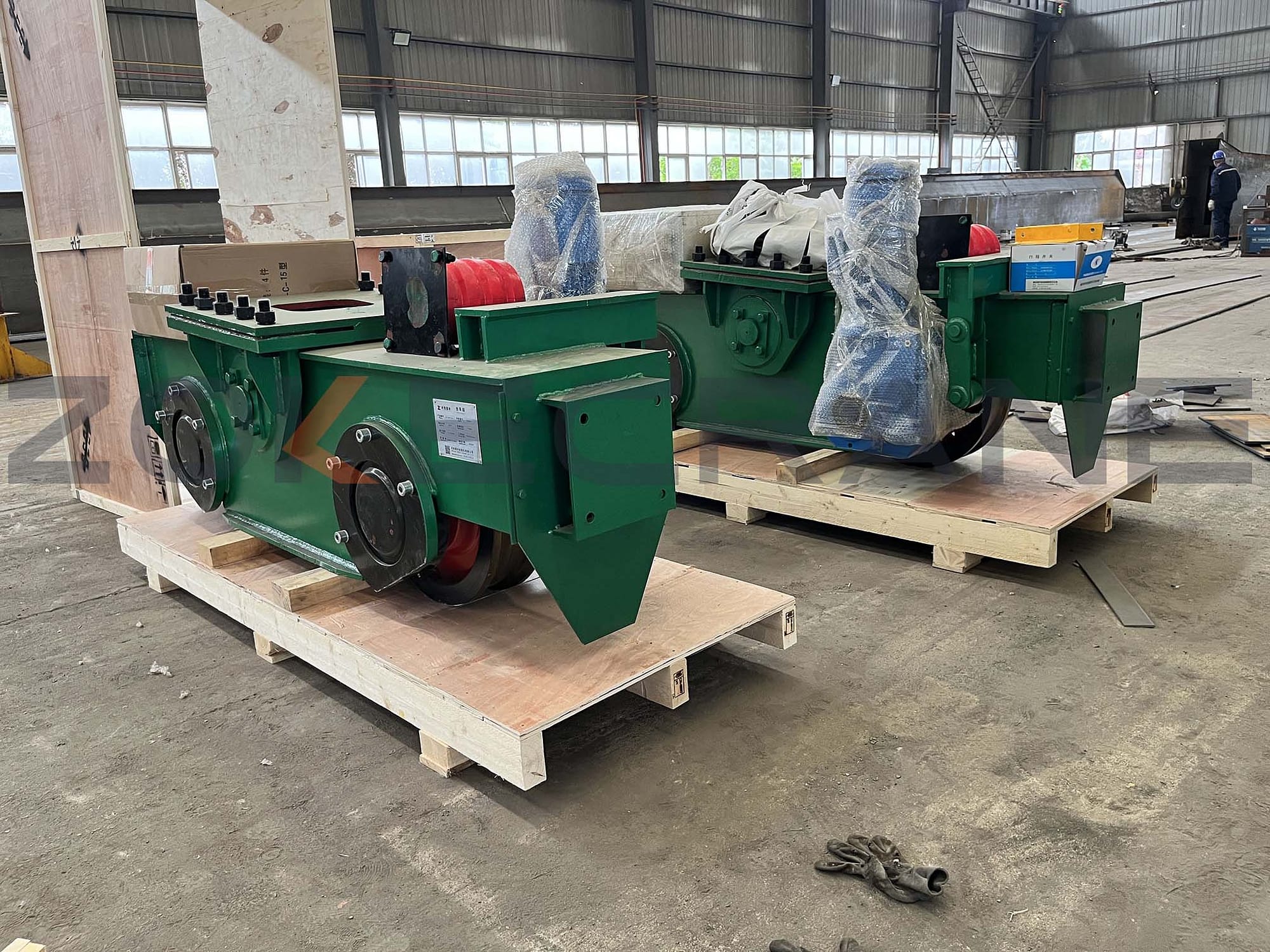 4set Wheel Bogie untuk Pelanggan Singapura | ZOKE CRANE