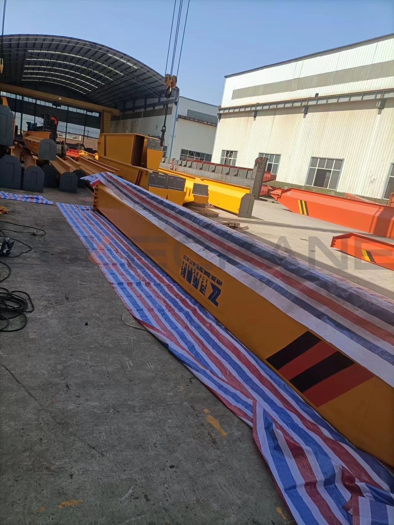 3 Ton Single Girder Overhead Travelling Crane Exported To Philippines ...
