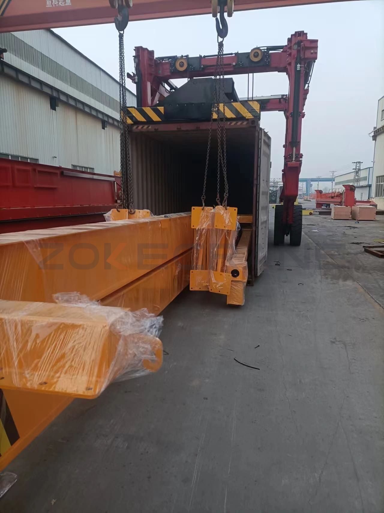 Portable Gantry Crane with a 8 Meter Span, Customized for UAE Customers ...