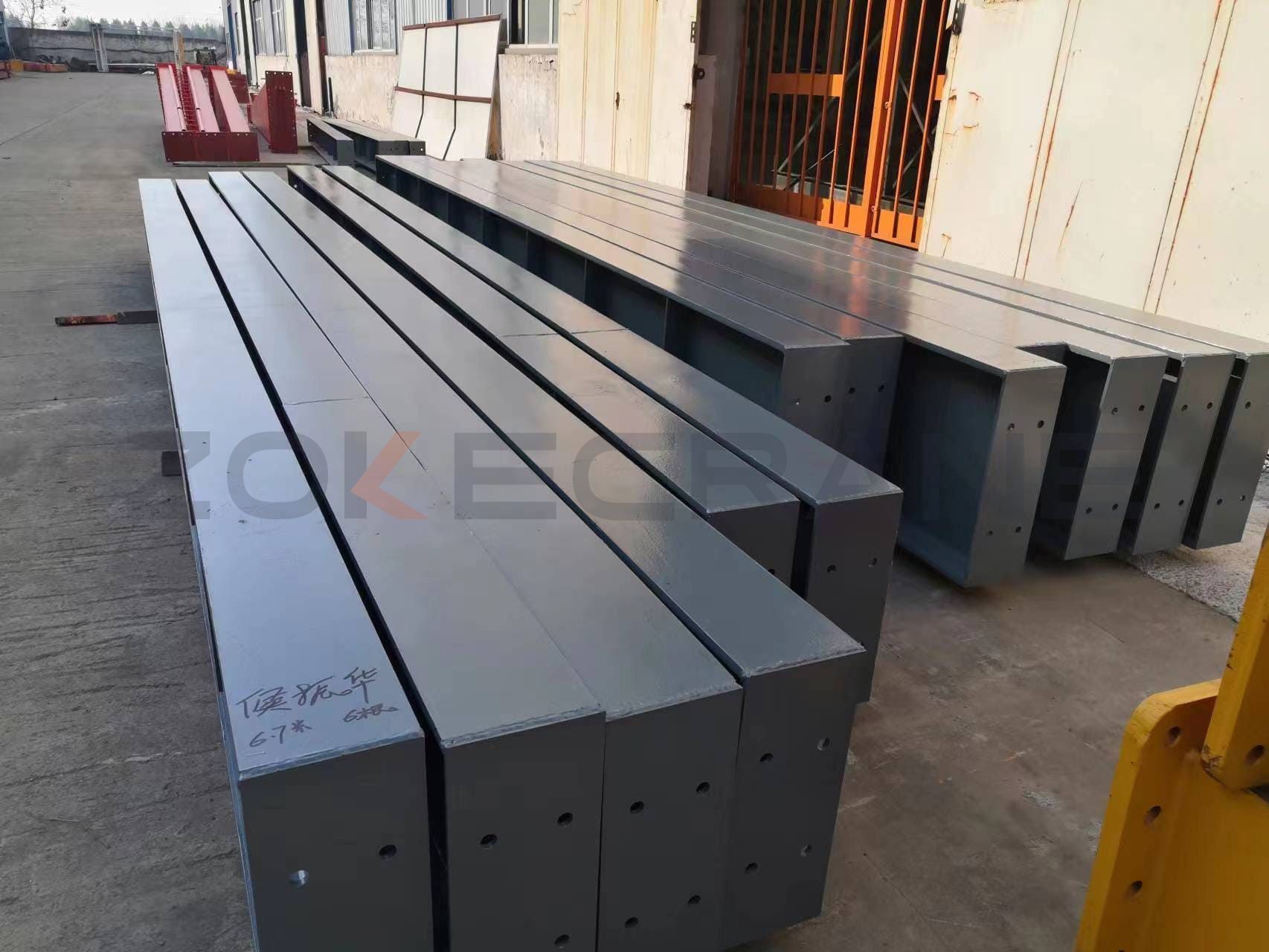 Crane Runway Beam and Bus Bar Exported to Chad | ZOKE CRANE