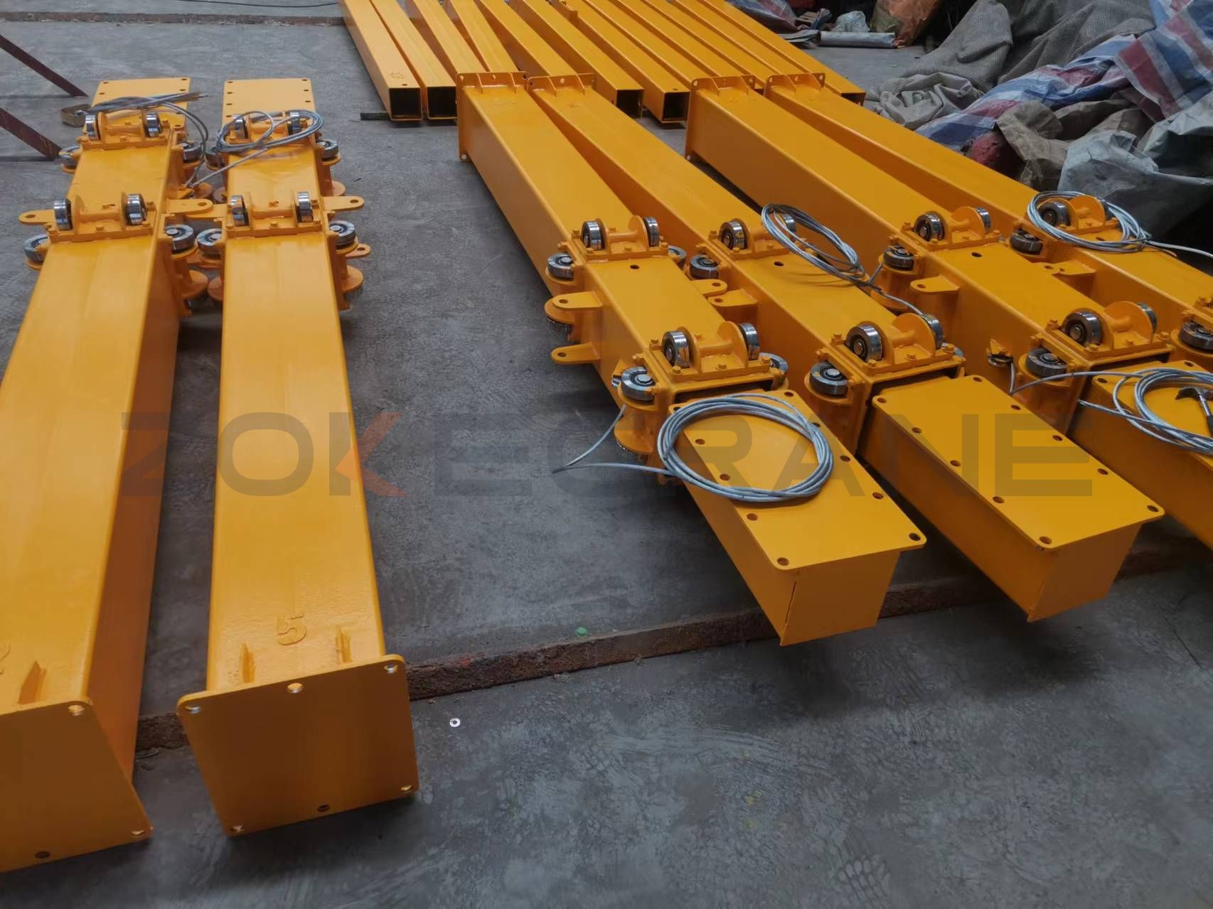 Three 10-Ton Portable Gantry Cranes Set for Shipment to Zimbabwe | ZOKE ...