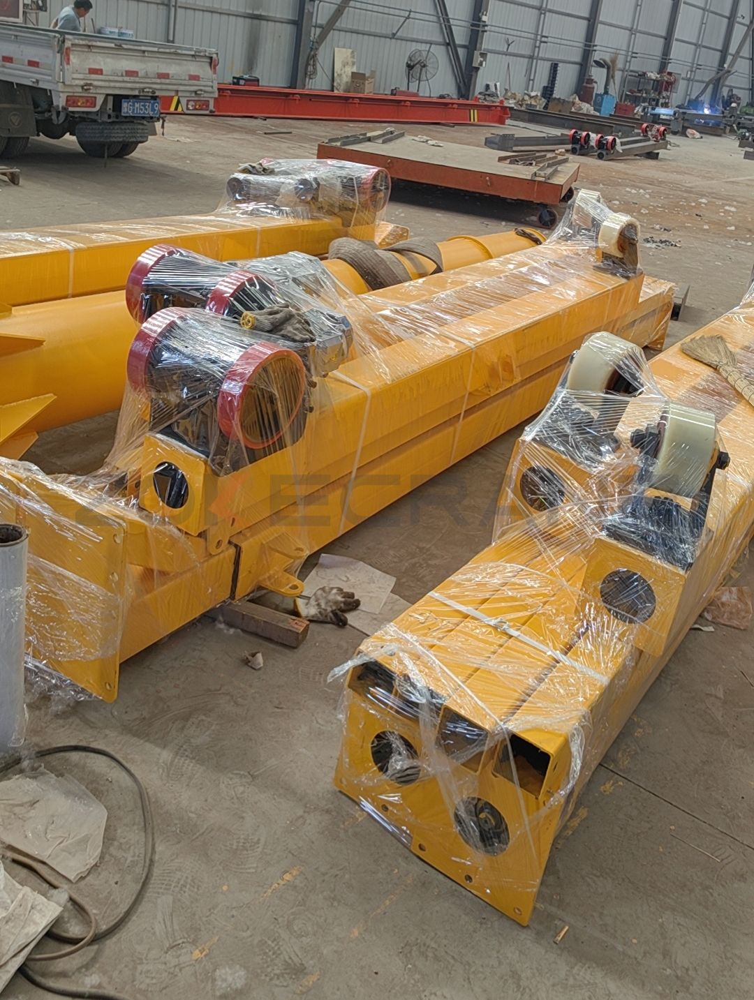 Three Portable Gantry Cranes with Electric Chain Hoists Shipped to Houston | ZOKE CRANE